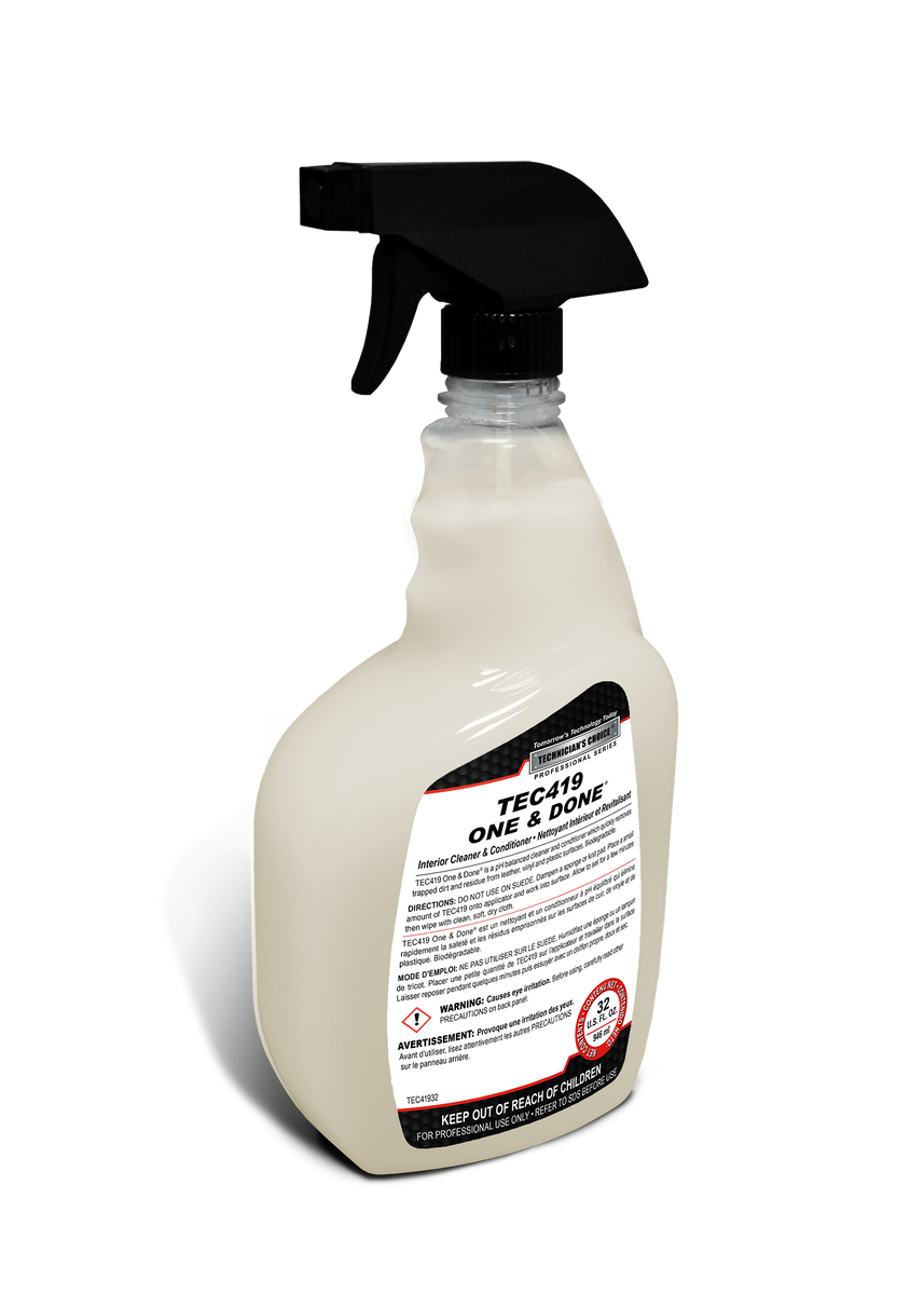 Technicians Choice® TEC419 One & Done® Interior Cleaner & Conditioner ...